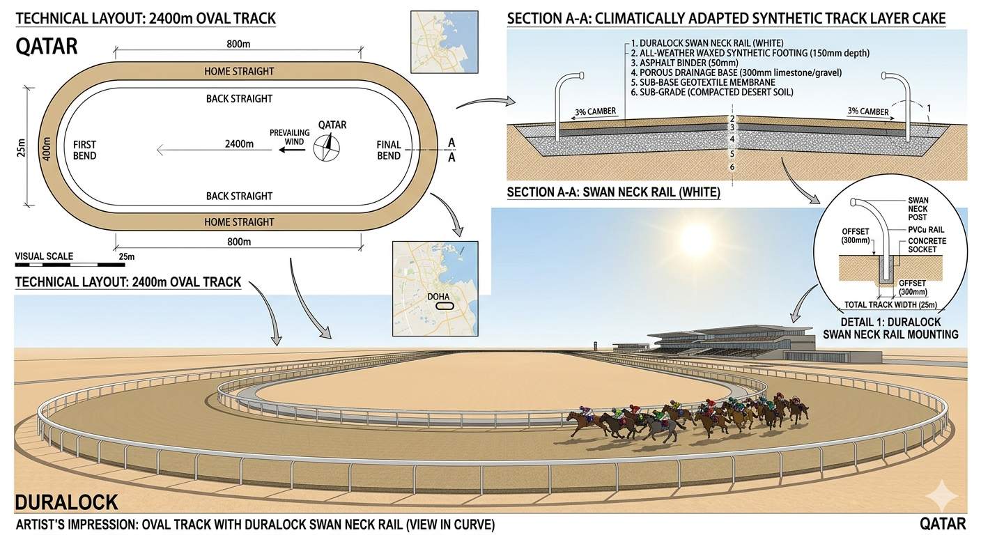 Engineering Excellence: Building a World-Class 2,400m Racing Track for ...